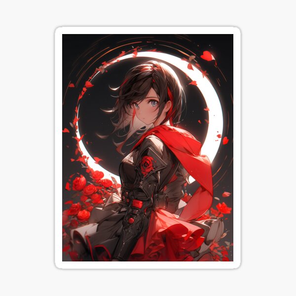"Ruby Rose - RWBY 29" Sticker by Infinite-Aspire | Redbubble