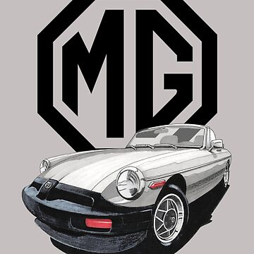 "Geo3Doodles MG MGB Octagon Doodle" Sticker for Sale by Geo3doodles ...