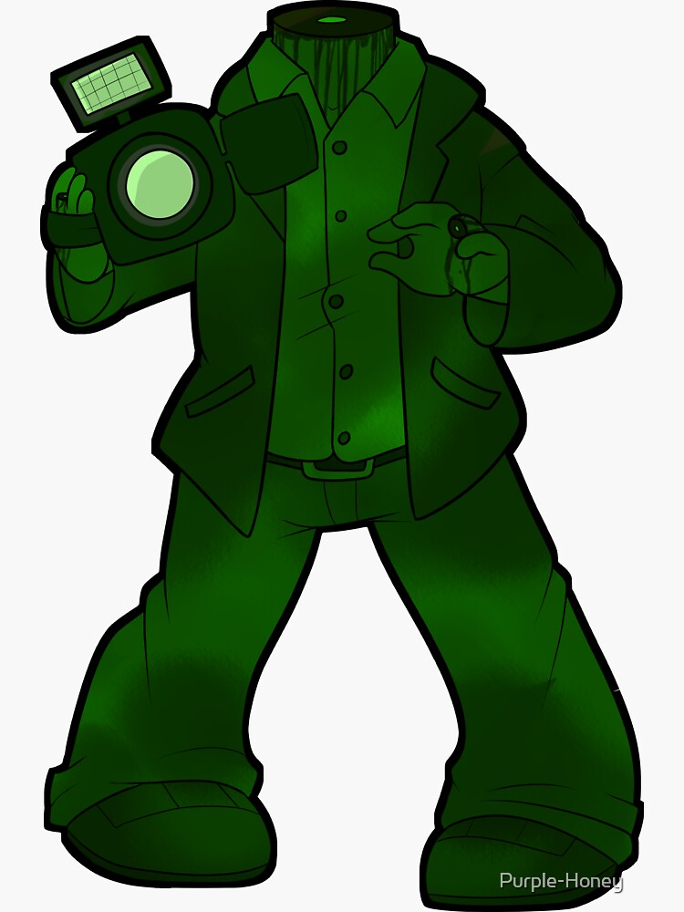 "outlast ver. 1" Sticker for Sale by Purple-Honey | Redbubble