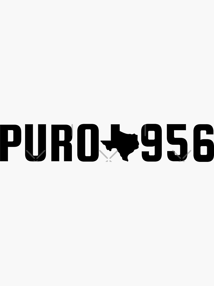 "Puro 956" Sticker for Sale by Puro956 | Redbubble