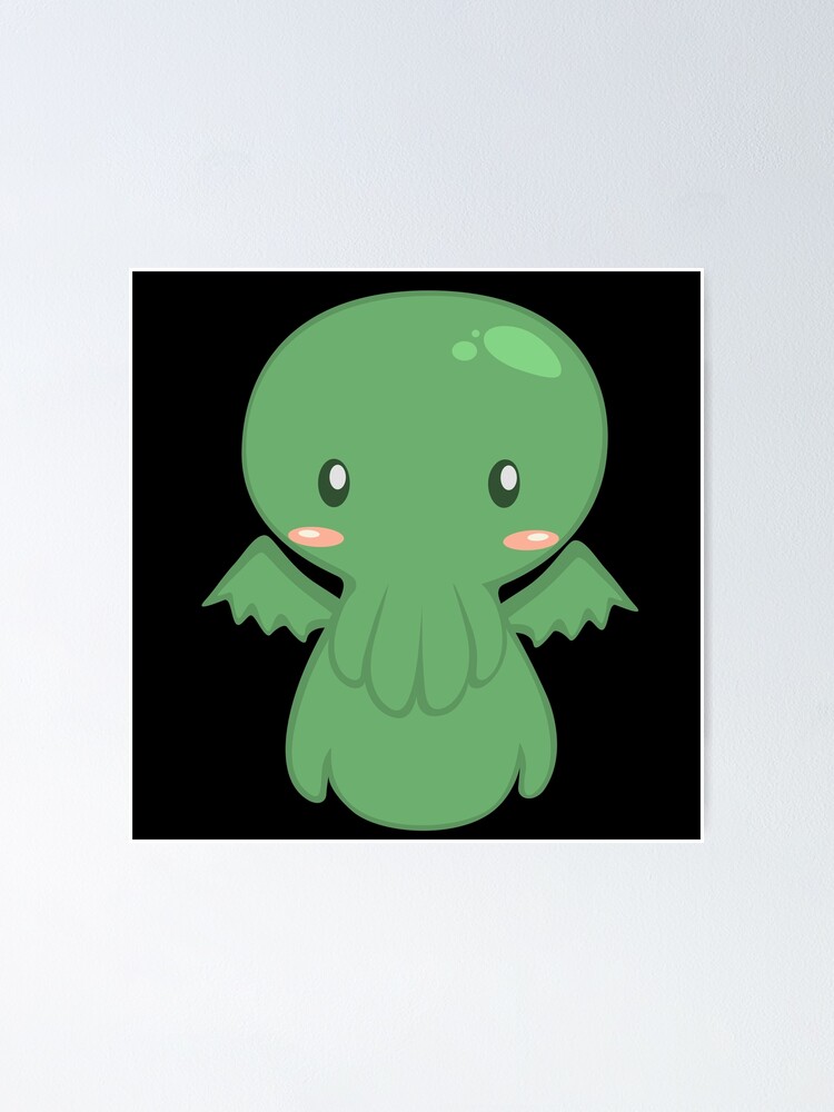 "Cute Cthulhu is Cute" Poster for Sale by conscript | Redbubble