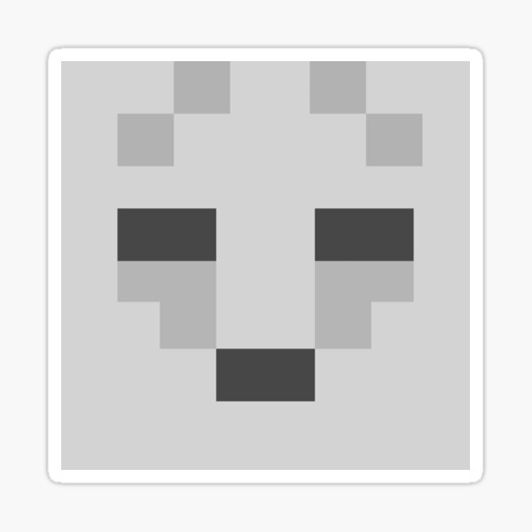 Ghast Minecraft Face Printable