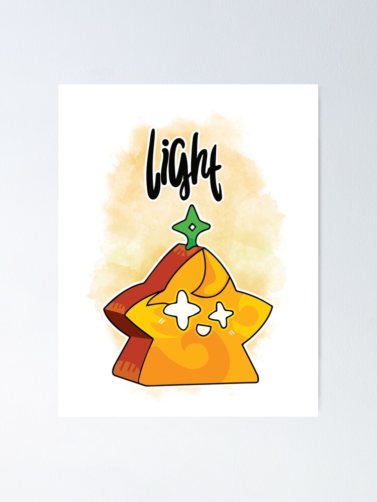 "Light - Blox Fruits" Poster by vitrar | Redbubble