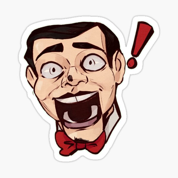 ""AH!" Movie!Slappy design!" Sticker for Sale by GloomyTeethArt | Redbubble