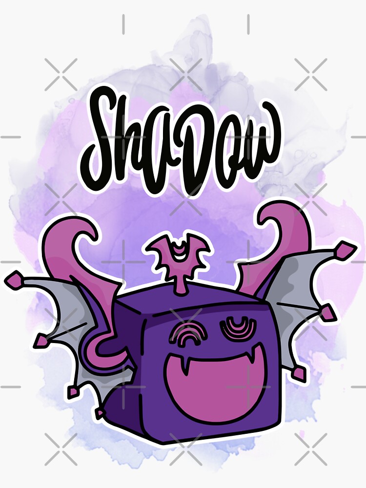 "Shadow - Blox Fruits " Sticker by vitrar | Redbubble