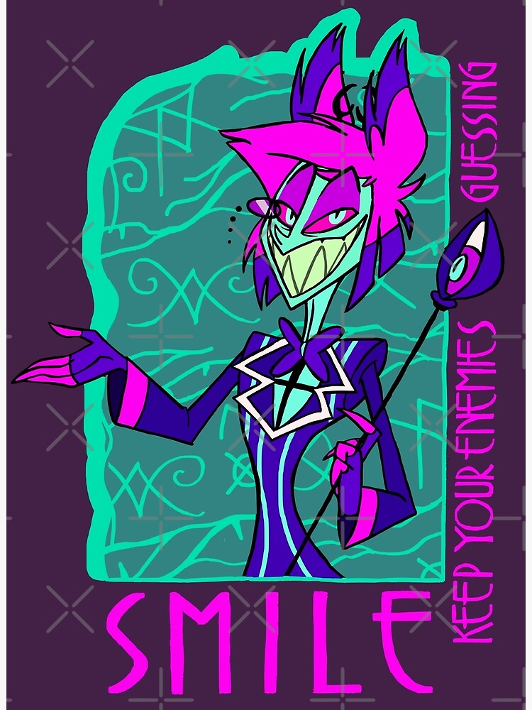 "Alastor - SMILE Keep your enemies guessing NEON" Poster for Sale by ...