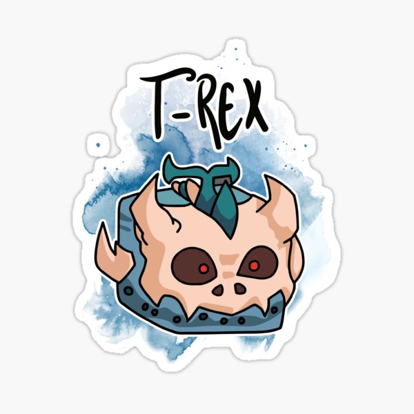 "T-Rex Blox Fruit" Sticker by vitrar | Redbubble