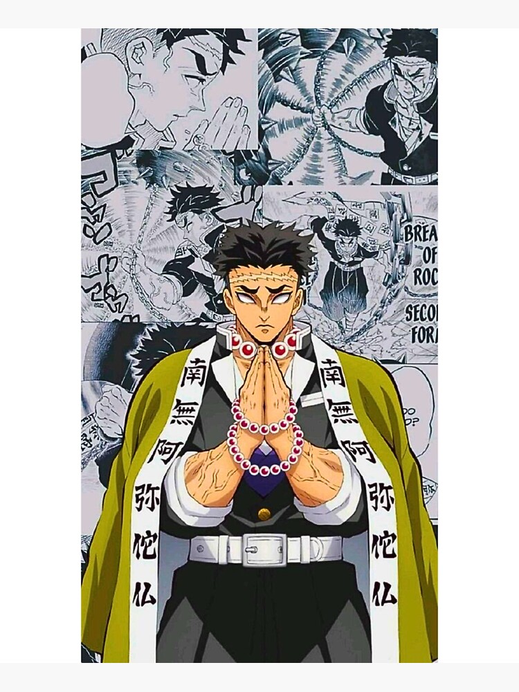 "Demon Slayer Gyomei " Sticker for Sale by Anispot | Redbubble