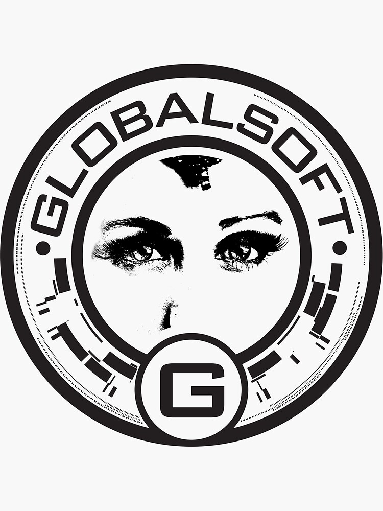"Globalsoft Logo for use on Light colours" Sticker by tannieb | Redbubble