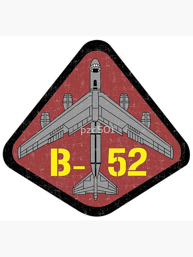 "Boeing B-52 Stratofortress Badge " Art Print by pzd501 | Redbubble