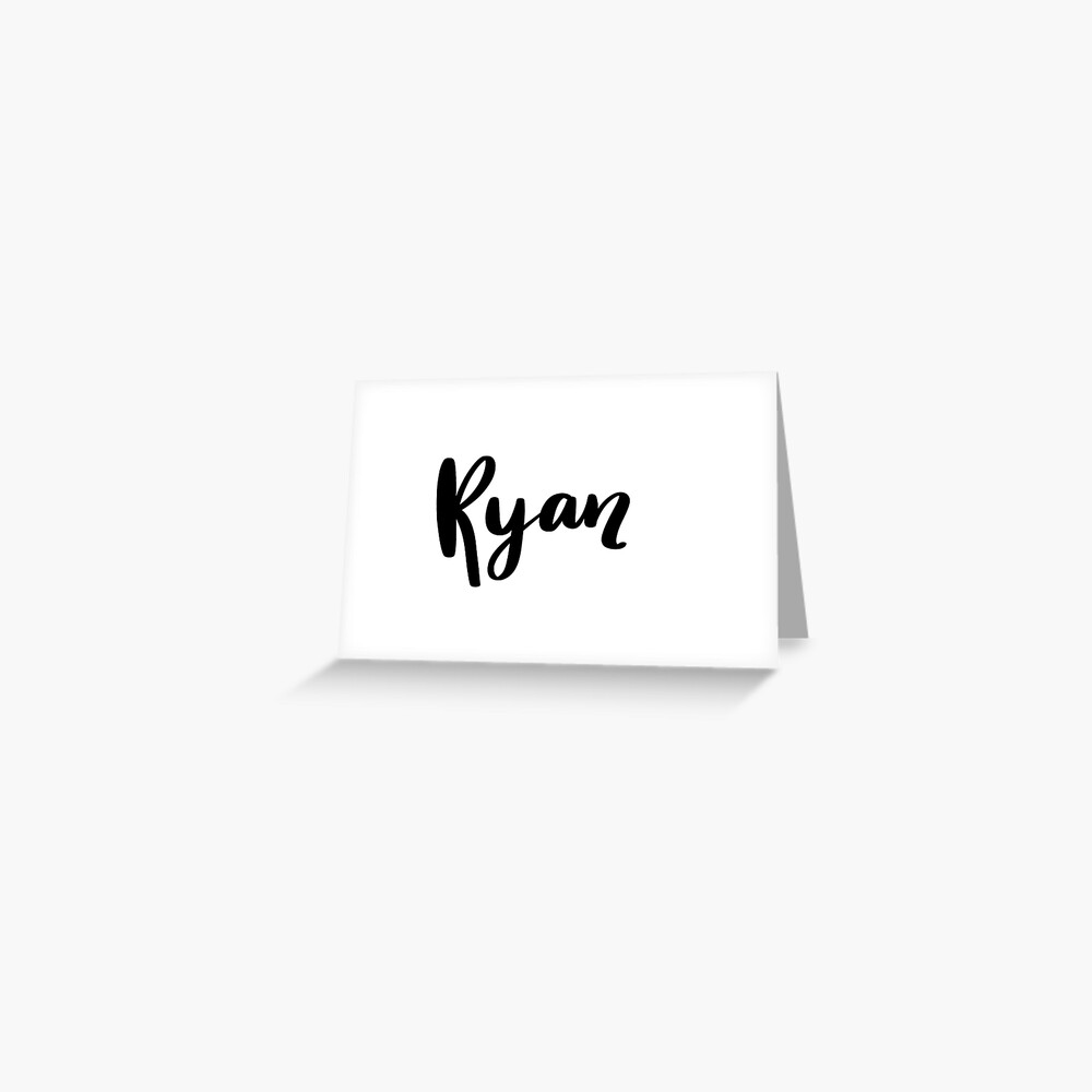"Ryan" Sticker for Sale by ellietography | Redbubble