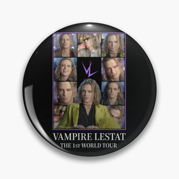 "Vampire Lestat Concert Poster 2" Pin for Sale by nocontextlestat ...