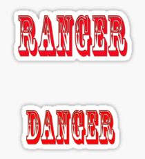 Ranger Danger: Stickers | Redbubble