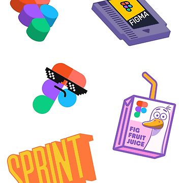 "Figma Pack 4 - UX Designer | Product Designer | UI Designer Stickers ...