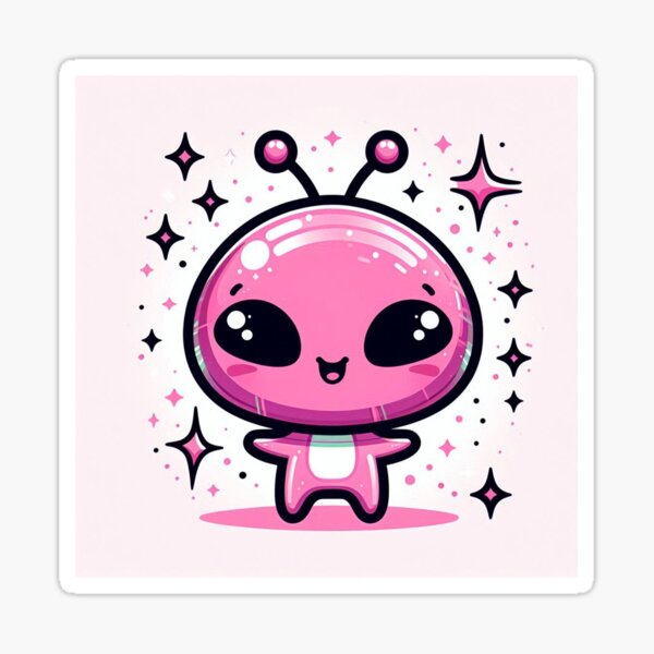 Pretty Pink Aliens Cute Pink Alien Baby Doll Toys Closed Eyes Full