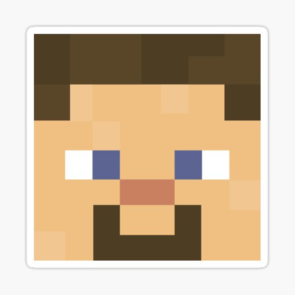 Steve Head Minecraft Clipart