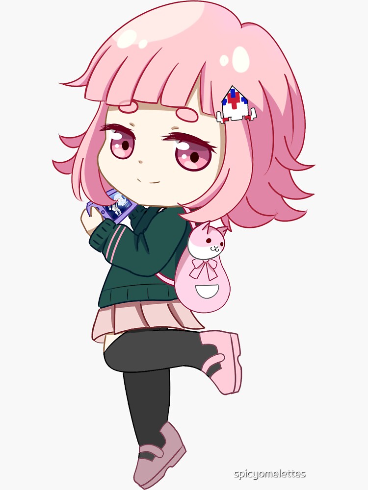 "Nanami Chiaki" Sticker for Sale by spicyomelettes | Redbubble