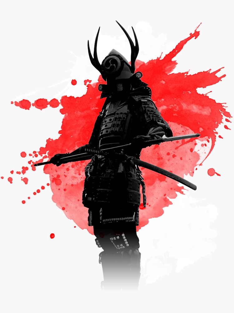 "Samurai" Sticker for Sale by JeferCelmer | Redbubble