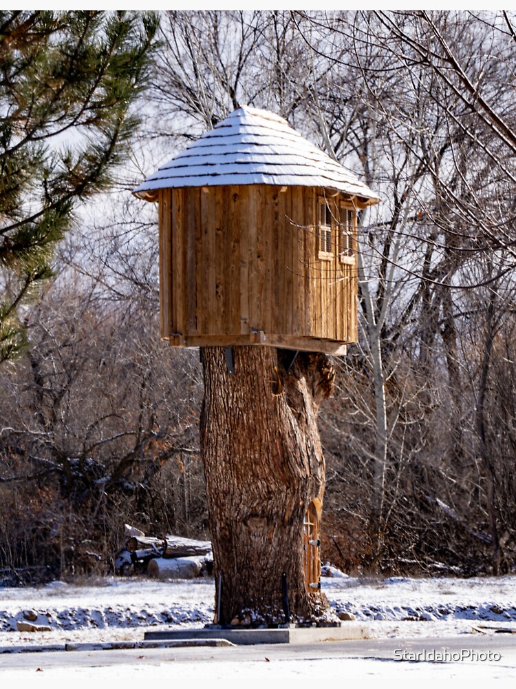 "Keebler Elf House in the Snow" Sticker for Sale by StarIdahoPhoto ...