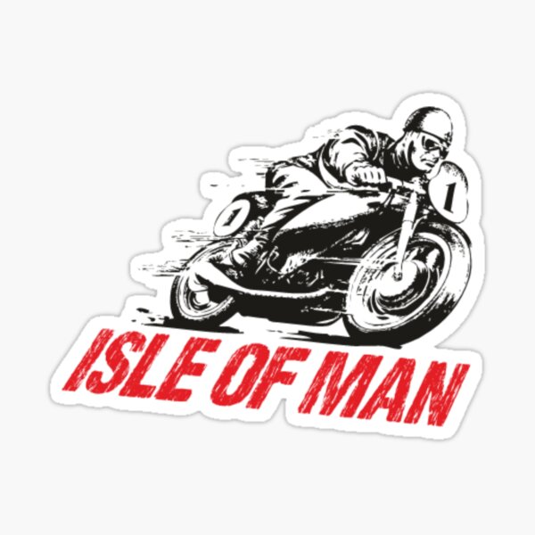 "Isle of Man" Sticker by BecauseLaMode | Redbubble