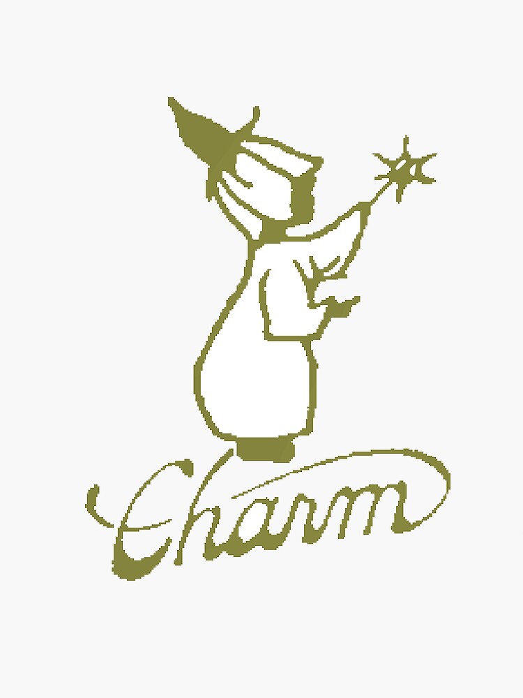 "charm" Sticker for Sale by pinktarts | Redbubble