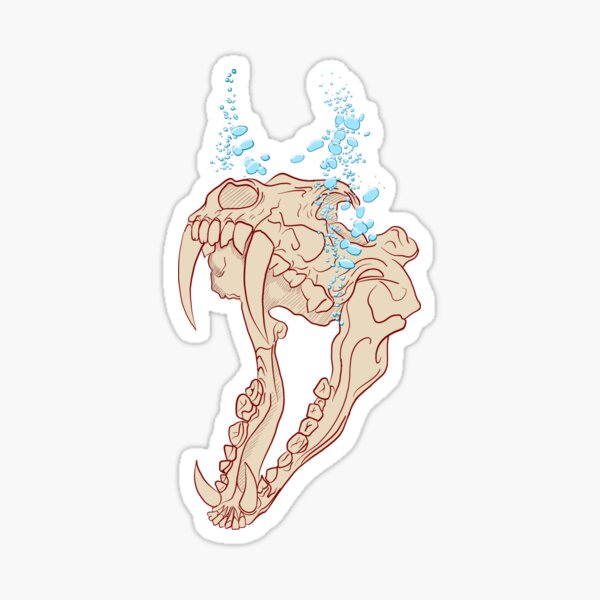 "Animal Skull Drowning (AltanticXTheOffering - Sleep Token)" Sticker ...