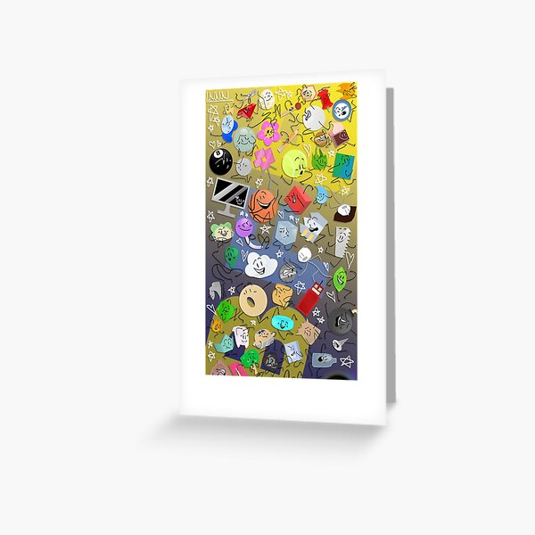 Bfdi Greeting Cards | Redbubble