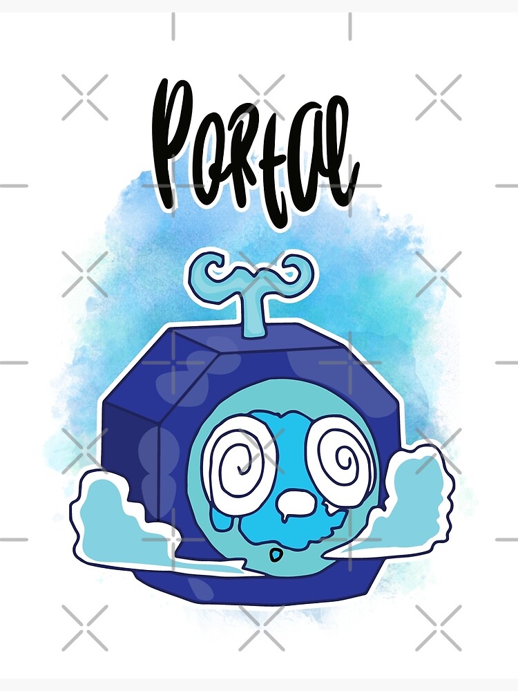 "Portal - Blox Fruits" Poster by vitrar | Redbubble