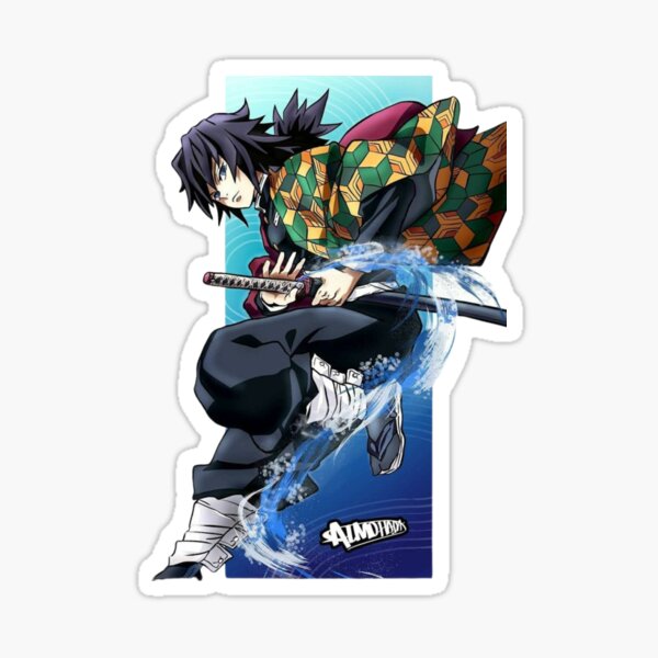 " hashira giyu tomioka" Sticker for Sale by arichmStudopm | Redbubble