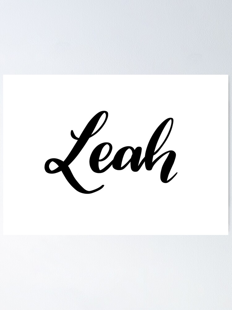 "Leah" Poster for Sale by ellietography | Redbubble