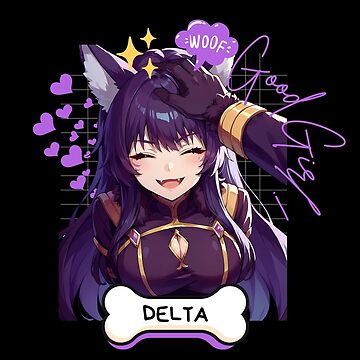 " the eminence in shadow - delta - anime arth - good girl" Sticker for ...