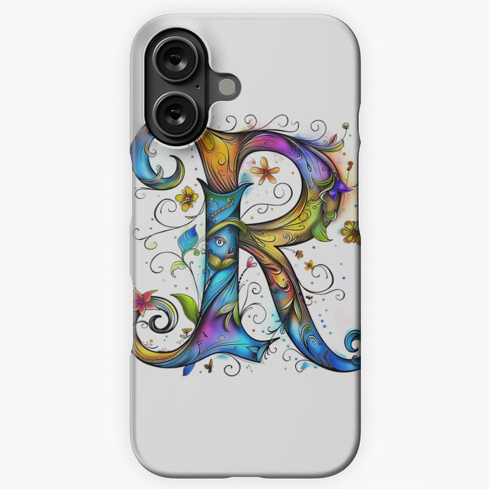 "Whimsical Monogram Letter R" Sticker for Sale by Boddicca | Redbubble