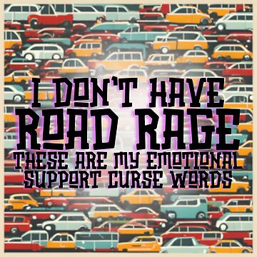"road rage" Sticker for Sale by ayasalorenn | Redbubble