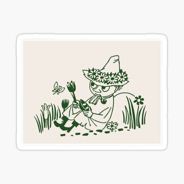 "Copy of Snufkin" Sticker for Sale by Theikker | Redbubble
