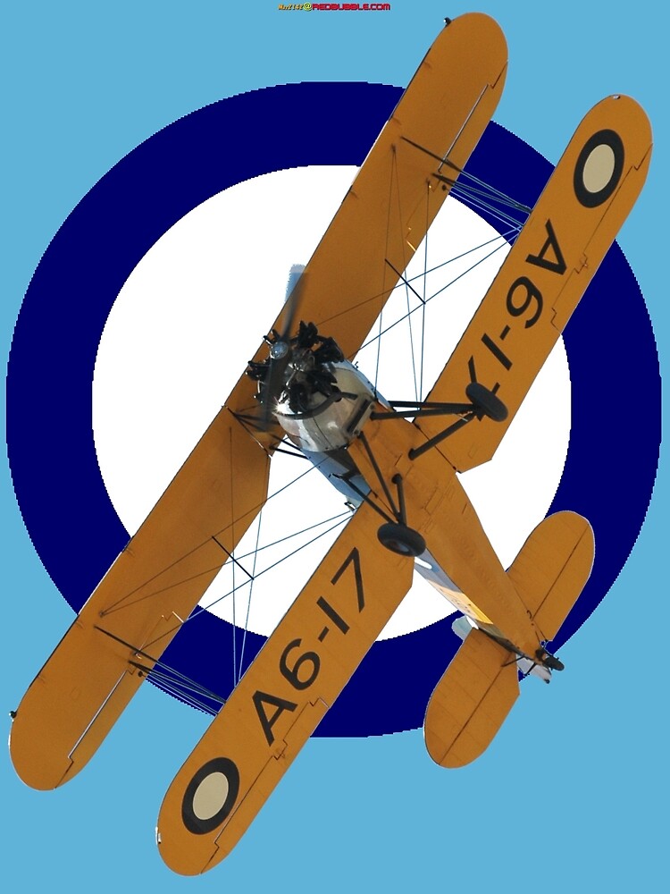 "Pacific WW2 RAAF Roundel Avro Cadet VH-AGH 2010" by muz2142 | Redbubble