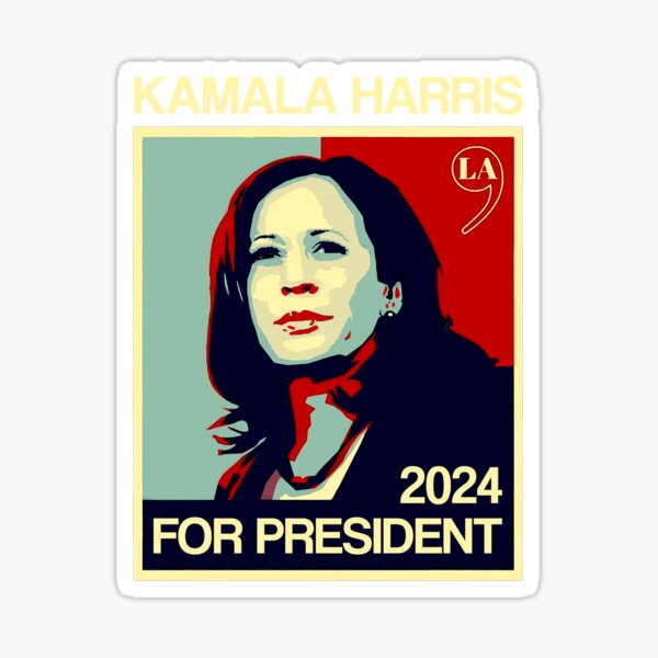 "Kamala Harris for President 2024" Sticker for Sale by messcoxun ...
