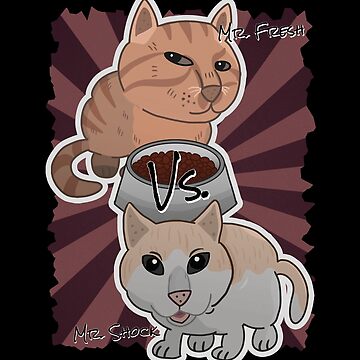 "Mr. Fresh Vs. Mr. Shock" Sticker for Sale by DerpArtPlace | Redbubble