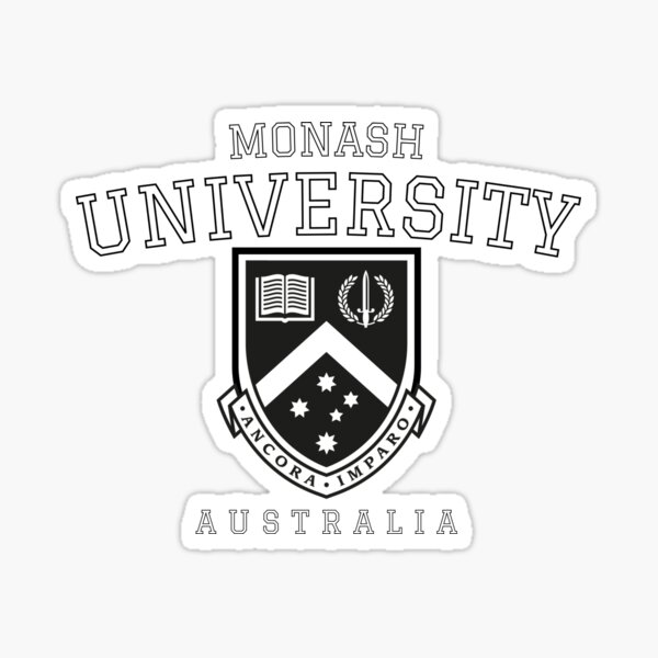 "Monash University " Sticker by Univen | Redbubble