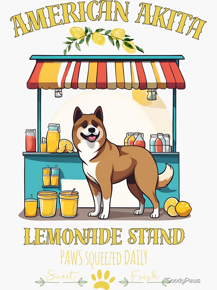 "Coquette Aesthetic Dog Lemonade Stand paws squeezed daily sweet and ...