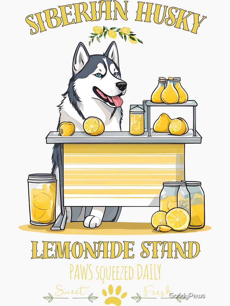 "Coquette Aesthetic Dog Lemonade Stand paws squeezed daily sweet and ...