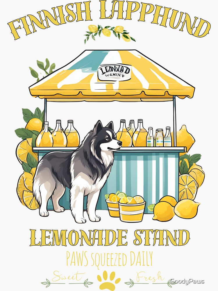 "Coquette Aesthetic Dog Lemonade Stand paws squeezed daily sweet and ...