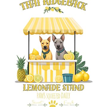 "Coquette Aesthetic Dog Lemonade Stand paws squeezed daily sweet and ...