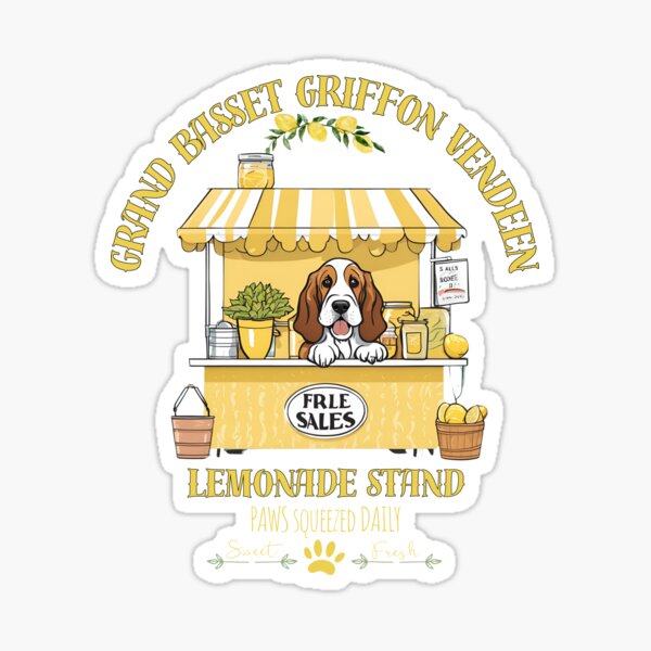 "Coquette Aesthetic Dog Lemonade Stand paws squeezed daily sweet and ...