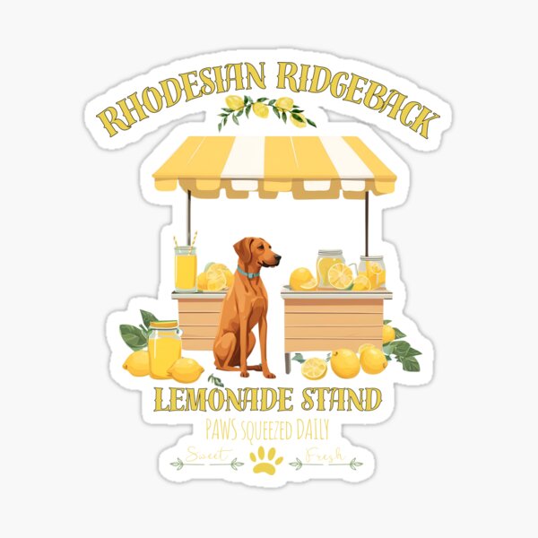 "Coquette Aesthetic Dog Lemonade Stand paws squeezed daily sweet and ...