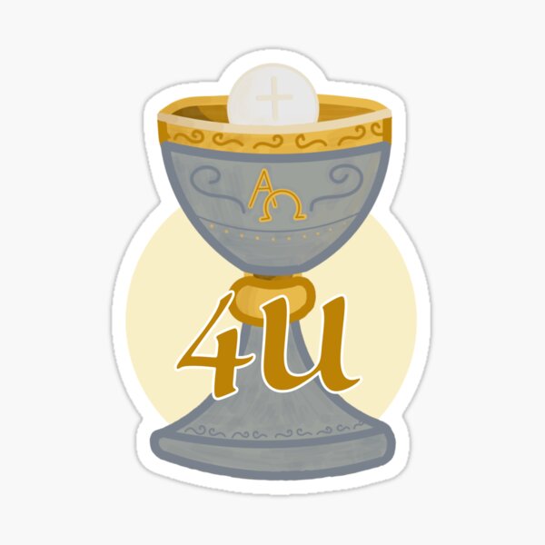 "4U Lord's Supper" Sticker for Sale by Liturgical Duckling | Redbubble