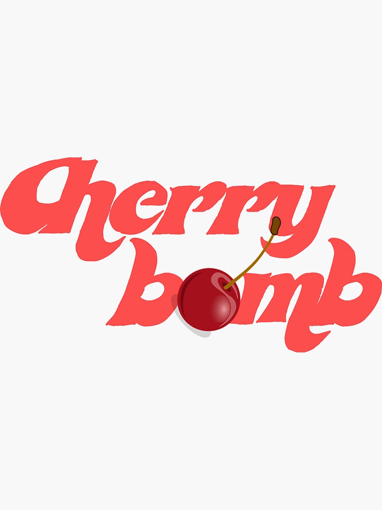 "Cherry Bomb" Sticker for Sale by Mark5ky | Redbubble