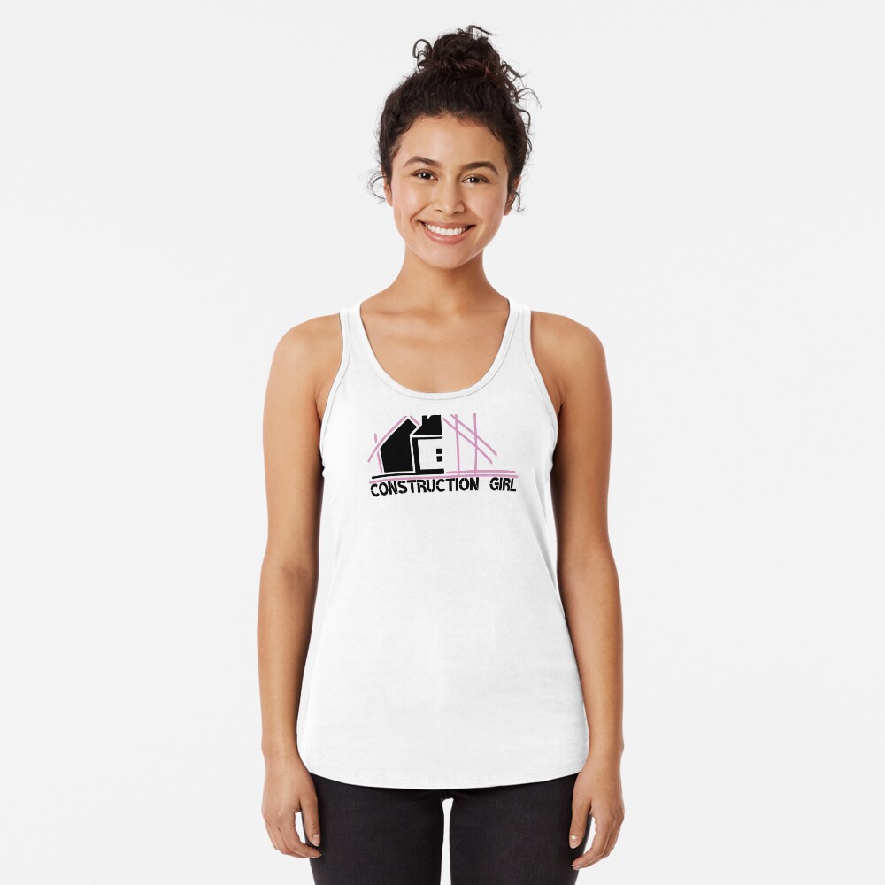 "Construction Girl" Sticker for Sale by WildArtistry | Redbubble