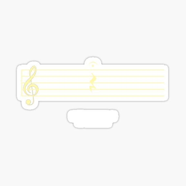 "Shh Music Sheet" Sticker for Sale by kieranight | Redbubble