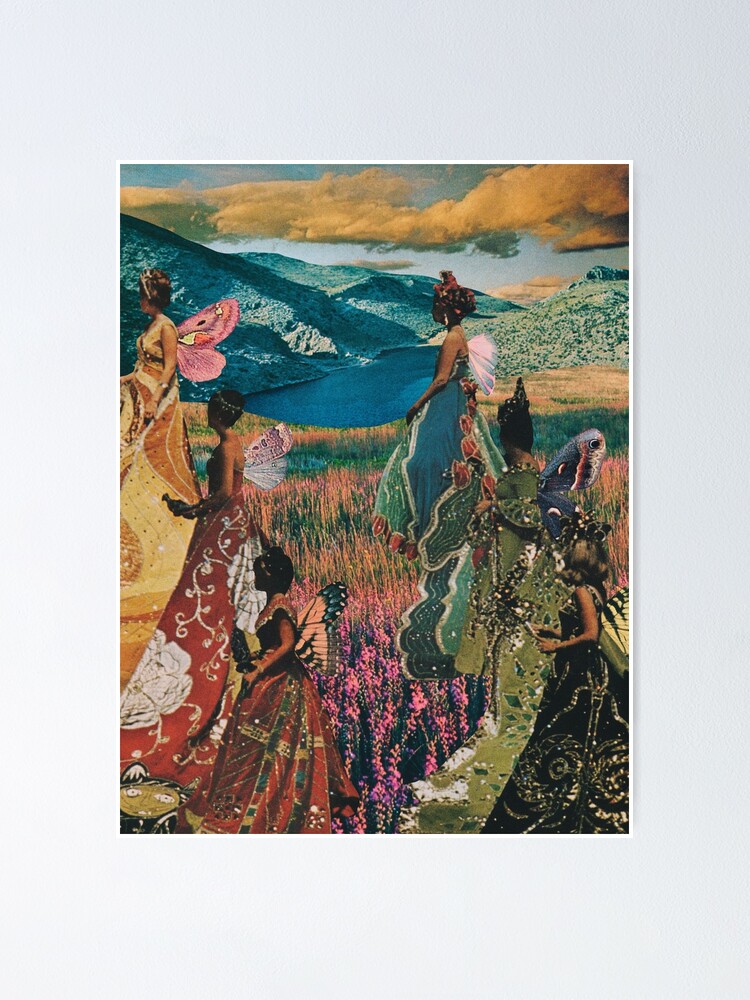 "Blakes Garden" Poster for Sale by Rosie Sayers | Redbubble