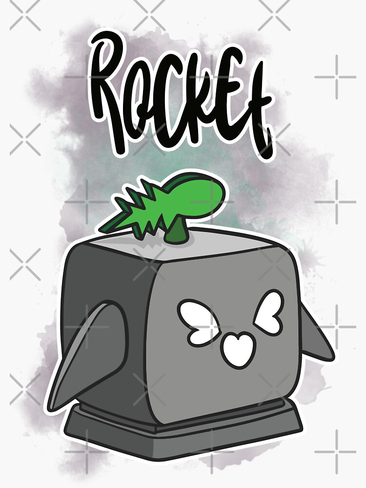 "Rocket - Blox Fruits" Sticker by vitrar | Redbubble